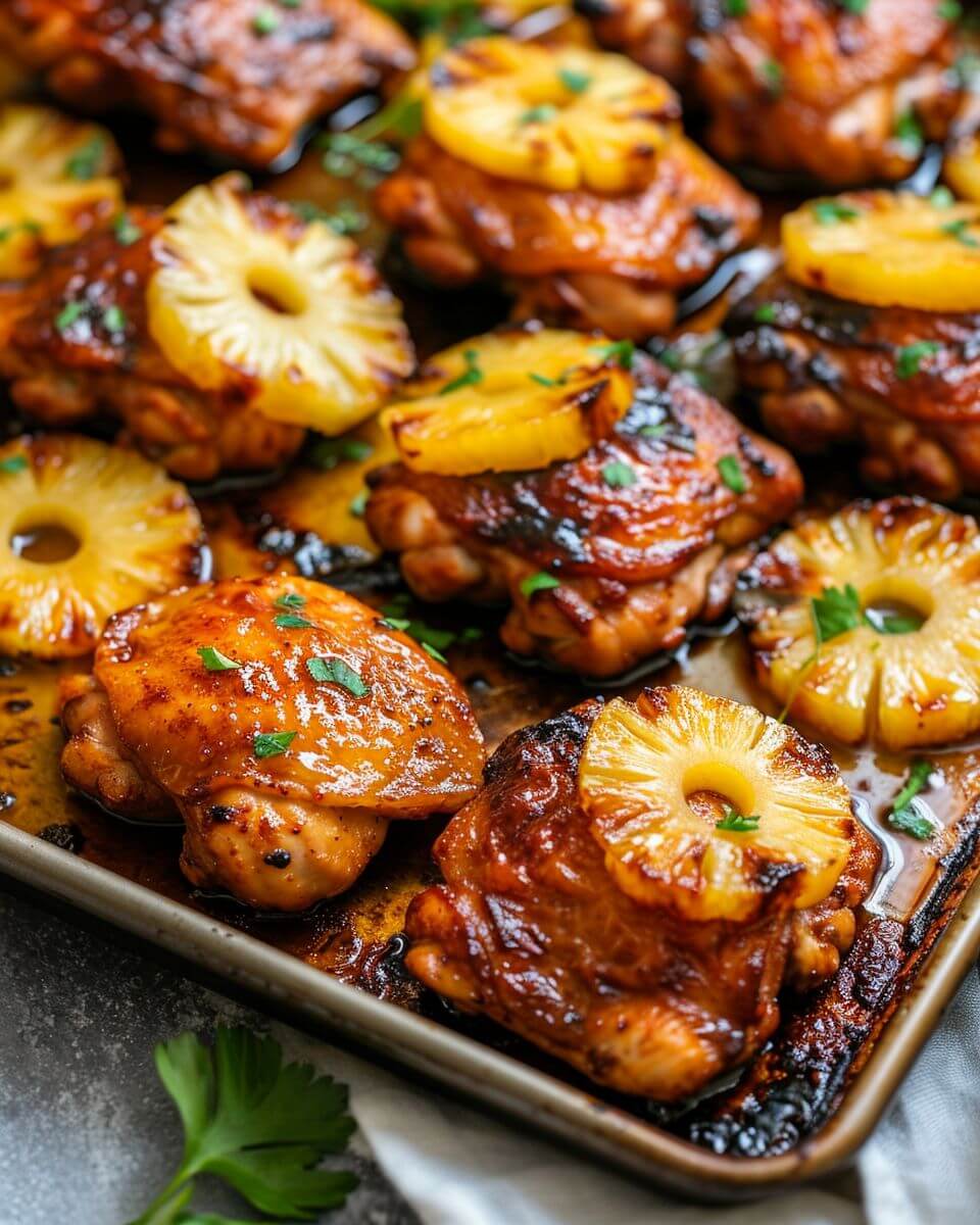 Hawaiian Baked Huli Huli Chicken