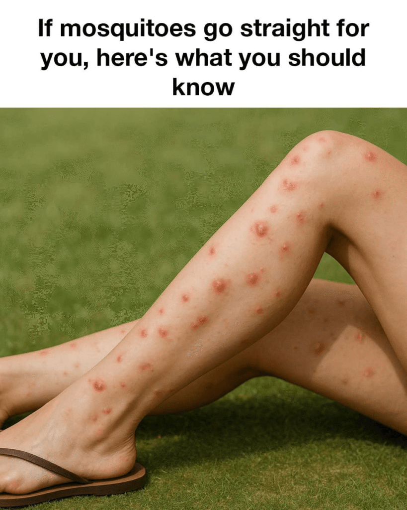 If mosquitoes go straight for you, here's what you should know